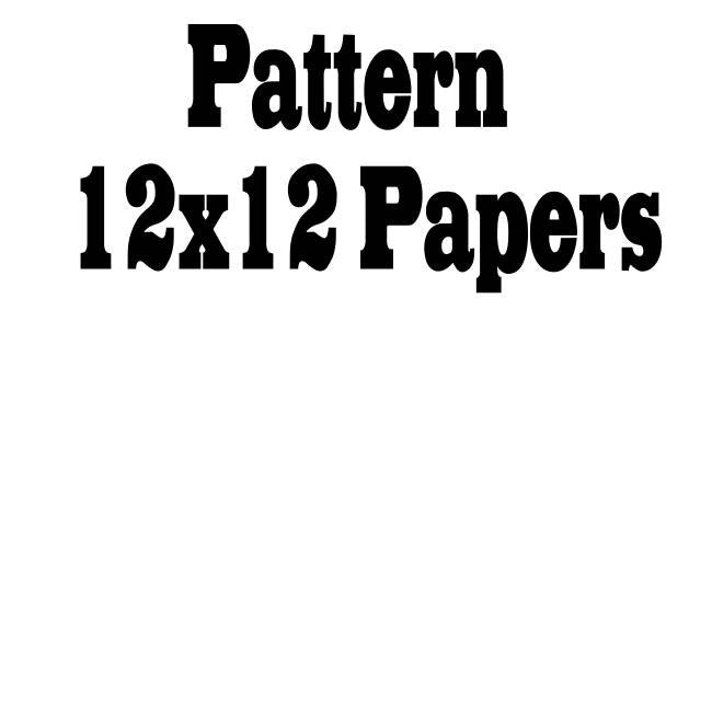Pattern 12x12 Papers – Scrapbooking for Less