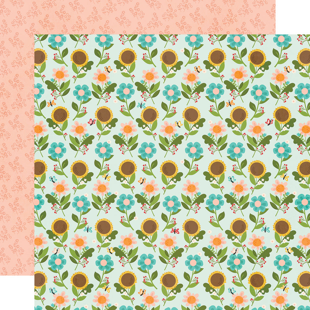 Simple Stories Papers - Homegrown - Rise & Shine - 2 Sheets ...