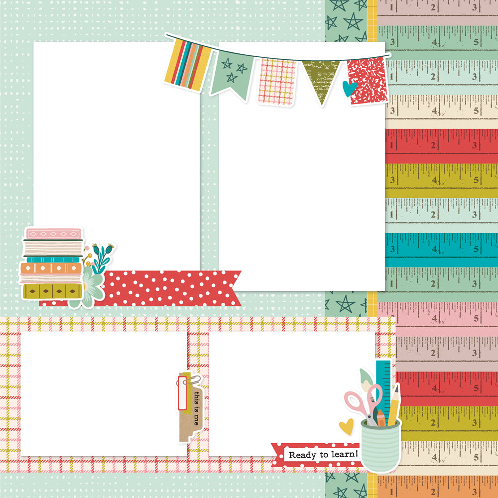 Simple Stories Page Kit - Simple Pages - Book Fair – Scrapbooking for Less