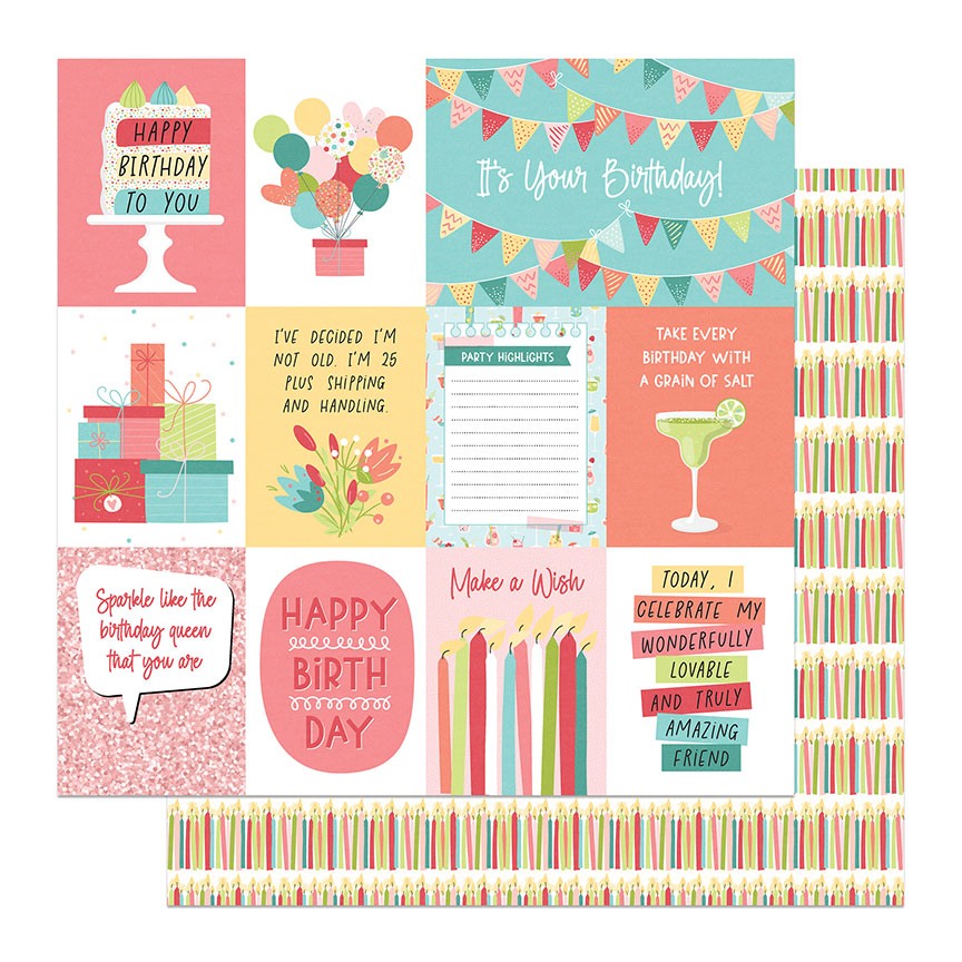 Photo Play Cut-Outs - Birthday Sparkle - Blow Out the Candles ...