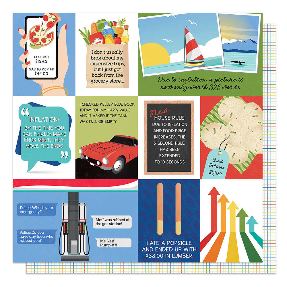 Photo Play Cut-Outs - Inflation Nation - Groceries – Scrapbooking for Less