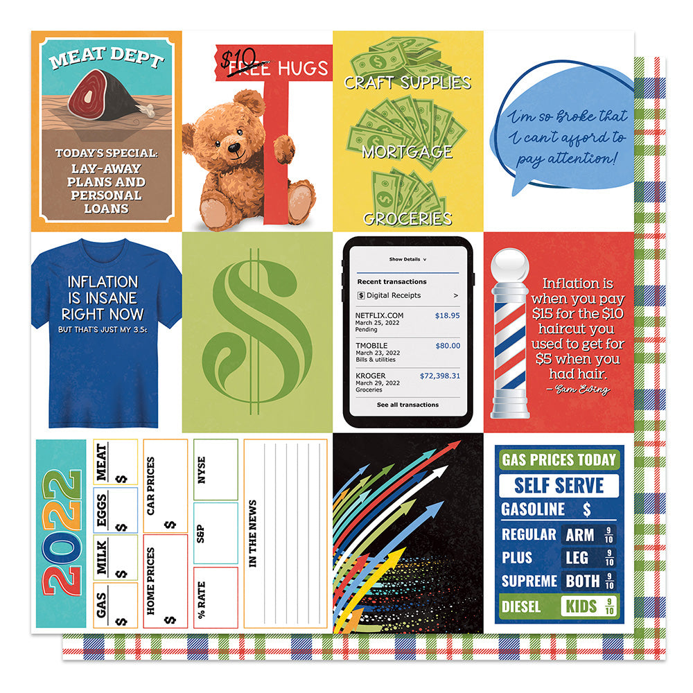 Photo Play Cut-Outs - Inflation Nation - Going Up – Scrapbooking for Less