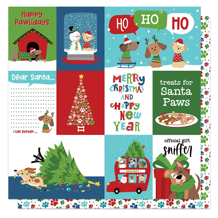 Photo Play Cut-Outs - Santa Paws - Dogs - Gift Sniffer – Scrapbooking ...